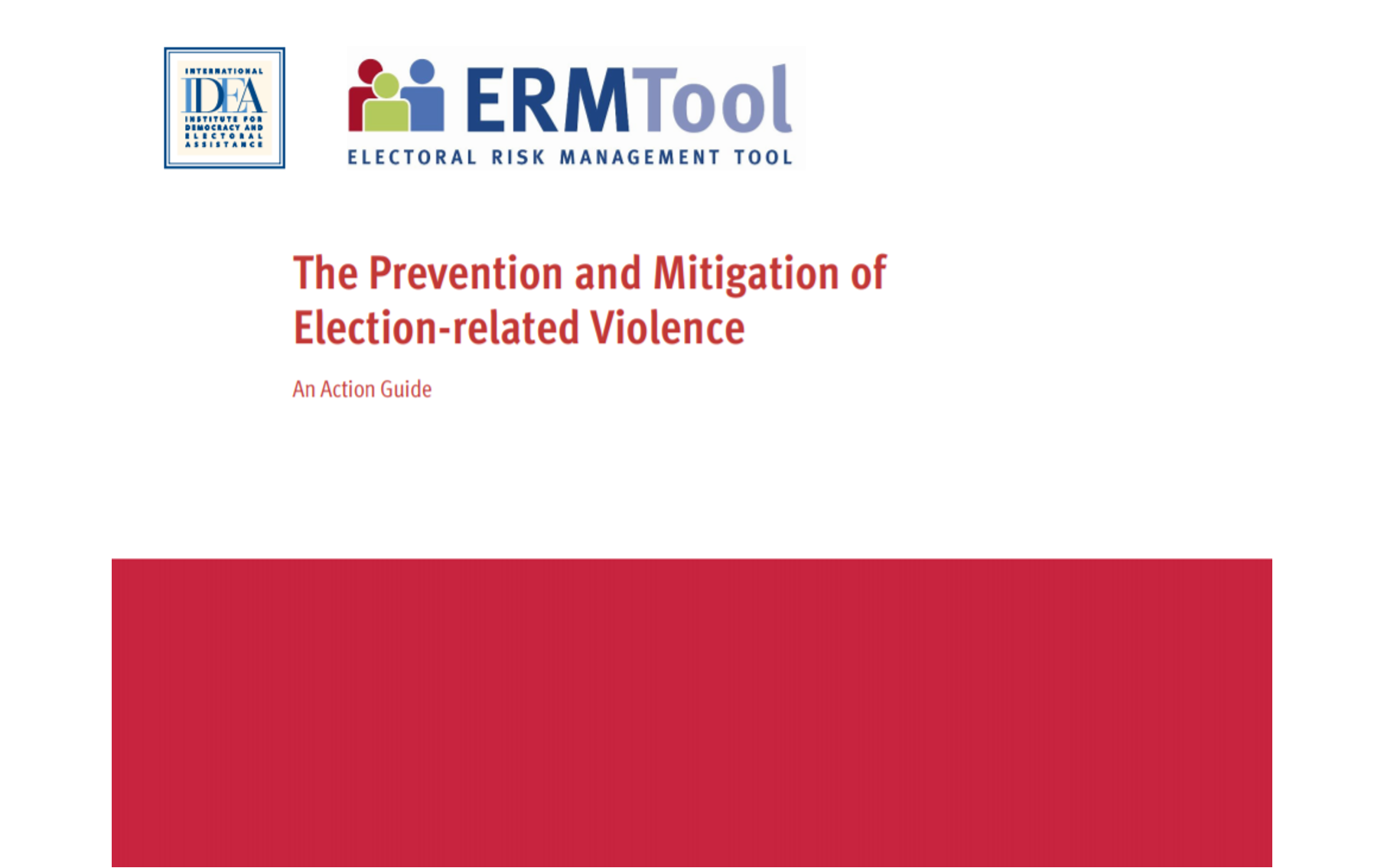The prevention and mitigation of election-related violence: An action ...