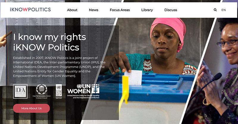 Home Page | International Knowledge Network of Women in Politics