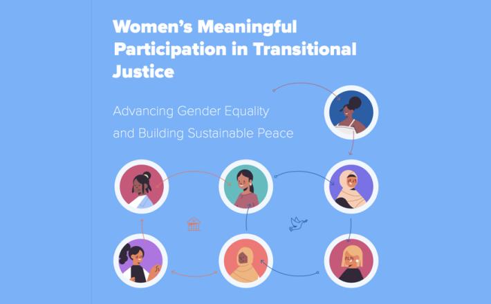 Women's meaningful participation in transitional justice: Advancing ...