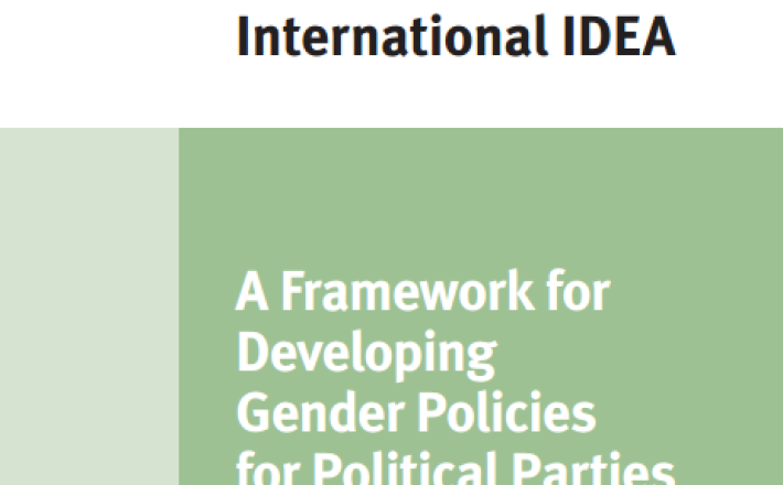 A Framework for Developing Gender Policies for Political Parties ...