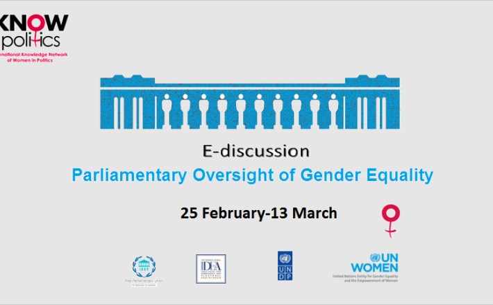 Parliamentary Oversight of Gender Equality | International Knowledge ...