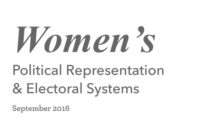 Women’s Political Representation & Electoral Systems in Canada ...