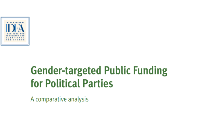 Gender-targeted Public Funding for Political Parties: A Comparative ...