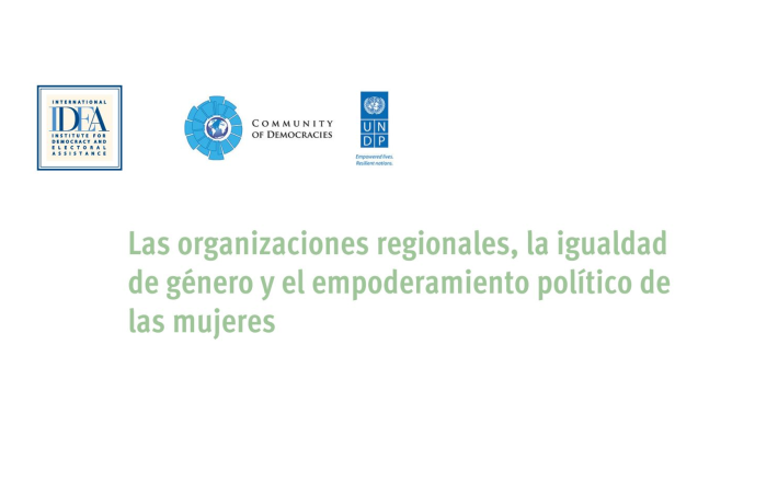 Report on "Regional Organizations, Gender Equality and the Political ...