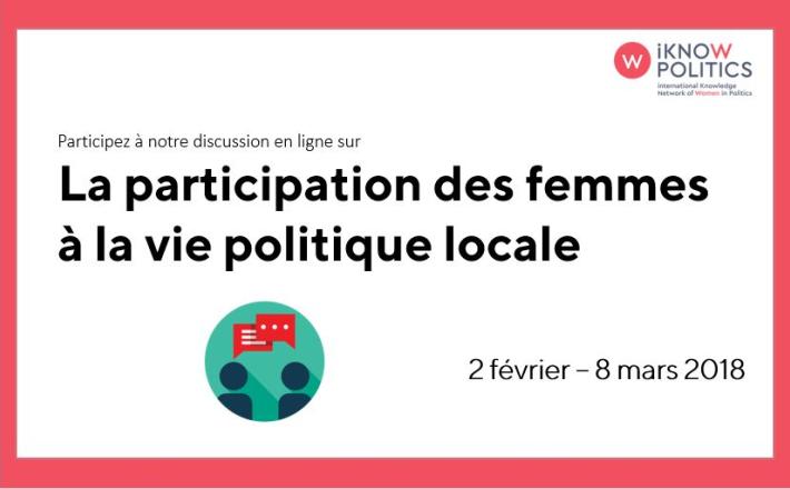 La participation des femmes à la vie politique locale | Réseau International de Connaissances ...